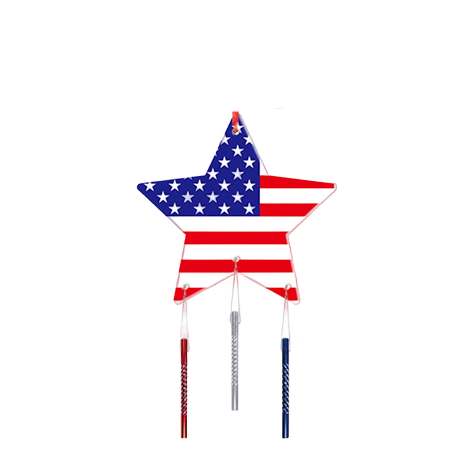 4th of July Wind Chimes, Rustproof Outdoor Festival Chime, Unique Craft ...