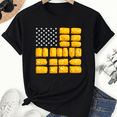 4th of july American Flag Corn On The Cob BBQ Unisex T-Shirt Suitable ...