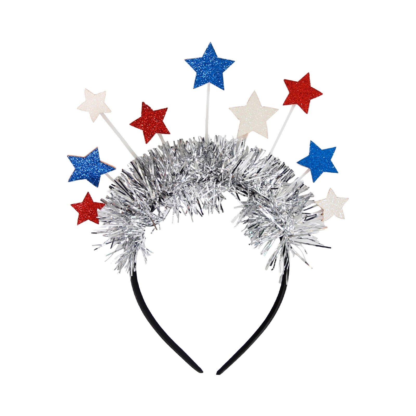 4th of july decorations-Patriotic Star Headband with Red White Blue ...