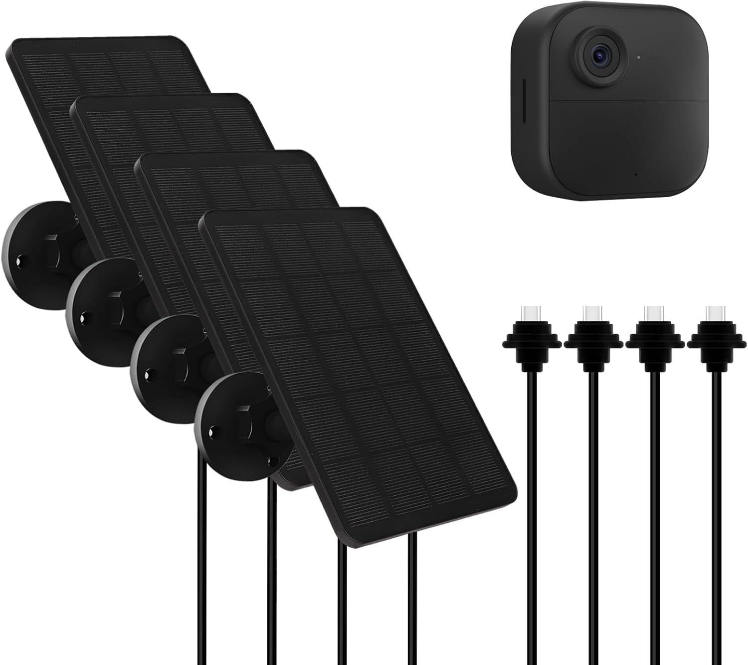 4w solar panel for blink outdoor 4 (4th gen) camera, solar panels with ...