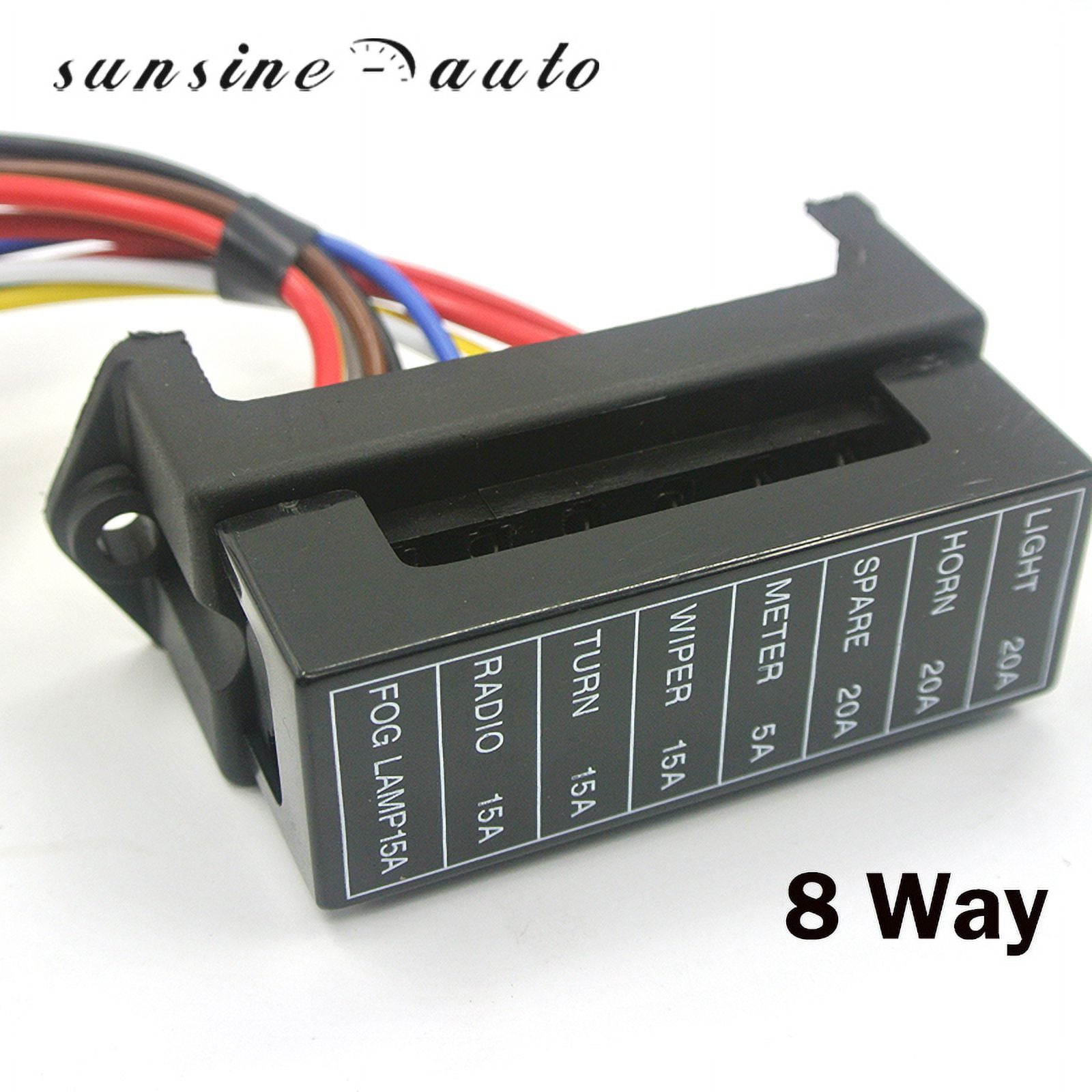 4way 6 Way 8 / 10 / 12way Car Fuse Box Circuit Car Trailer Auto Blade ...