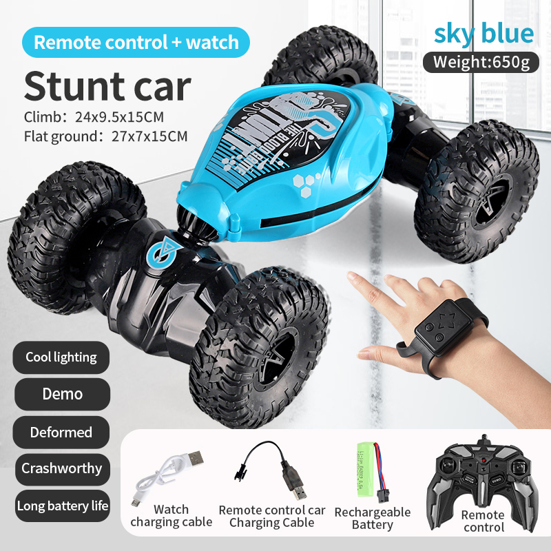 4wd rc stunt car remote control 2.4g radio watch gesture sensor ...