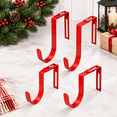 4width Adjustable Wreath Hanger For Door Over Hook Red - Walmart.com
