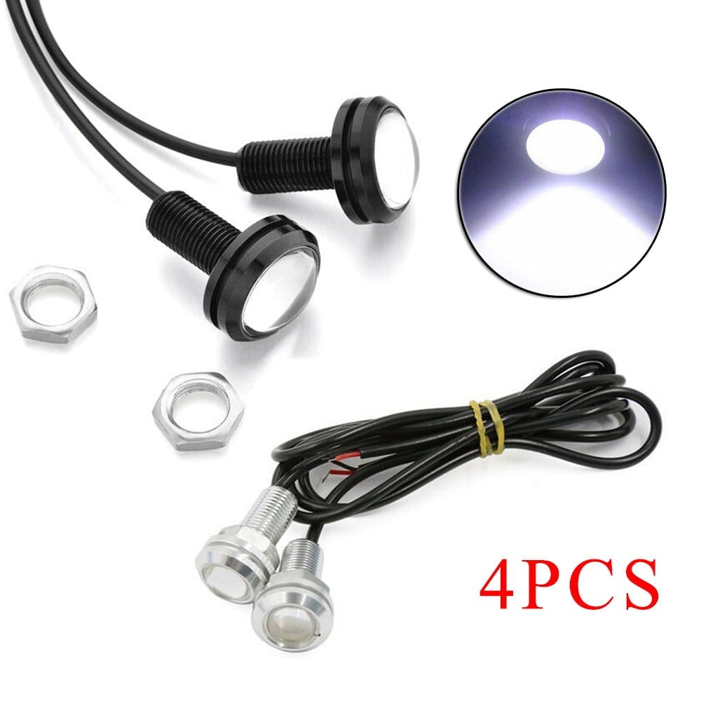 4x 18W Lamp Daylight LED DRL Fog Daytime Running Car Light Tail Lights ...