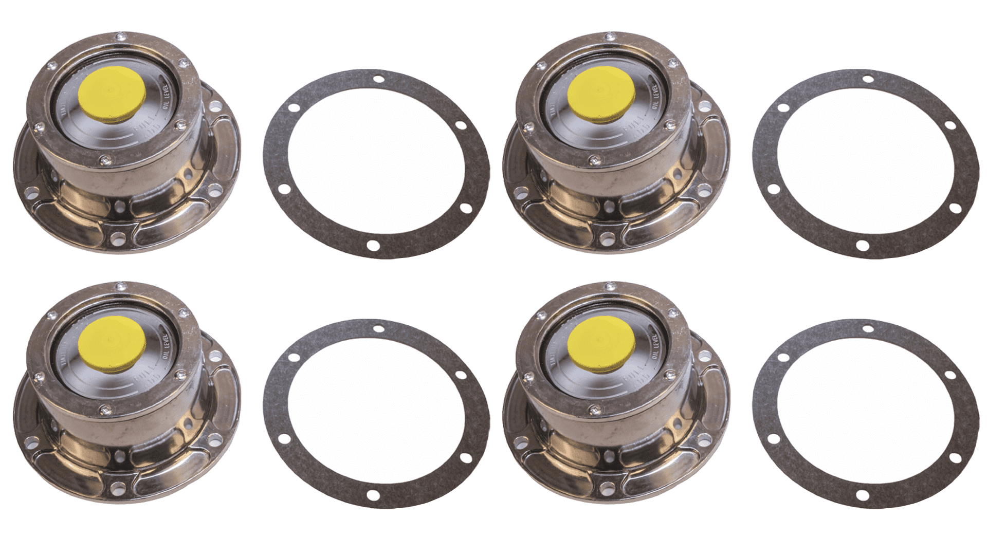 4x - 3434009 Aluminum Hub Caps For Trailer Axles, Replaces Stemco 343 ...