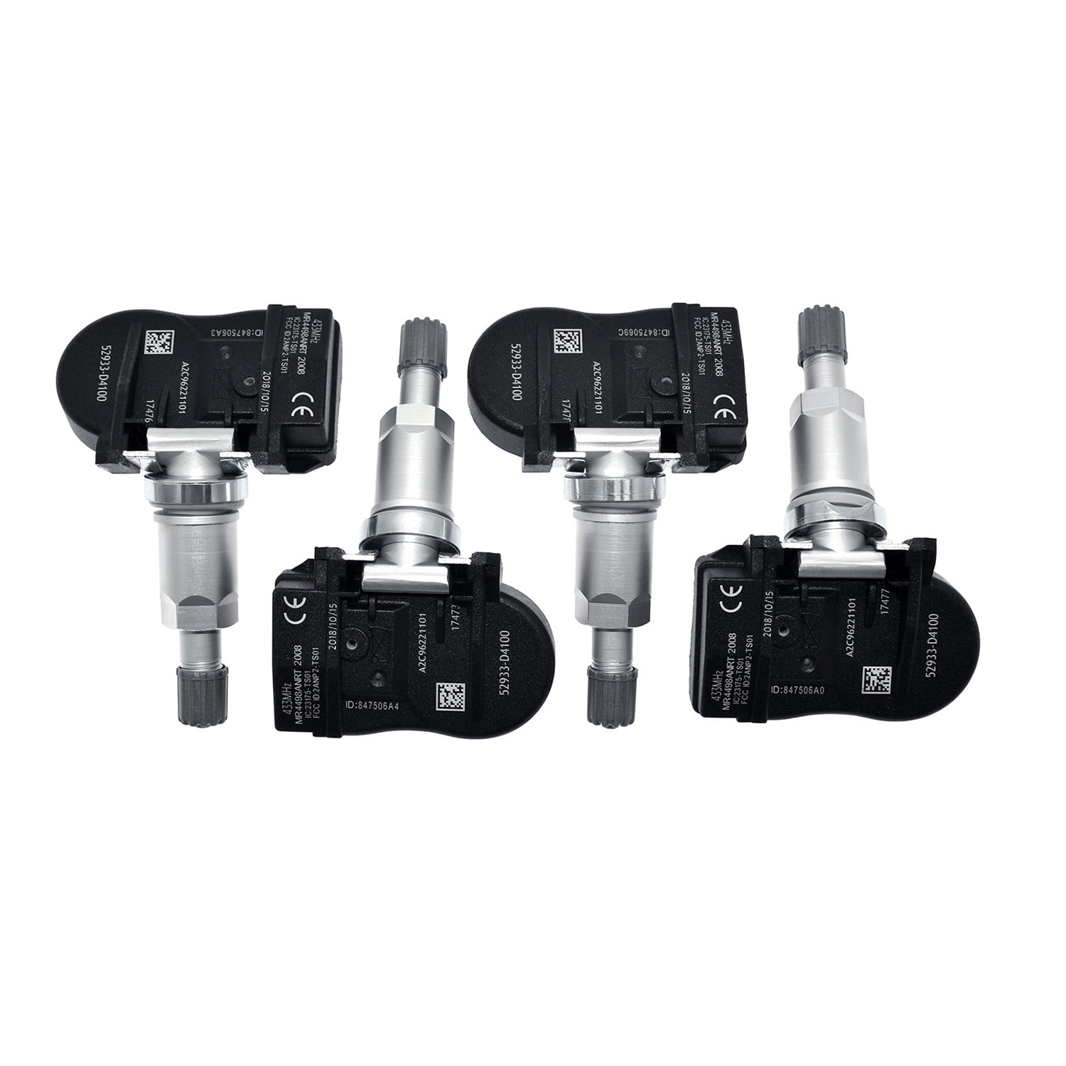 4x 52933-D4100 TPMS Tire Pressure Monitoring Sensor for Kia Optima ...