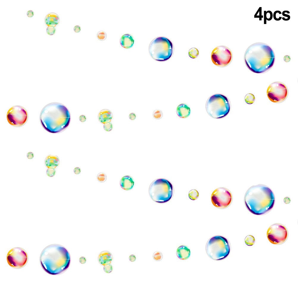 4x 6.7ft Under Sea Bubble Garlands for Princess Party Decor Hanging ...