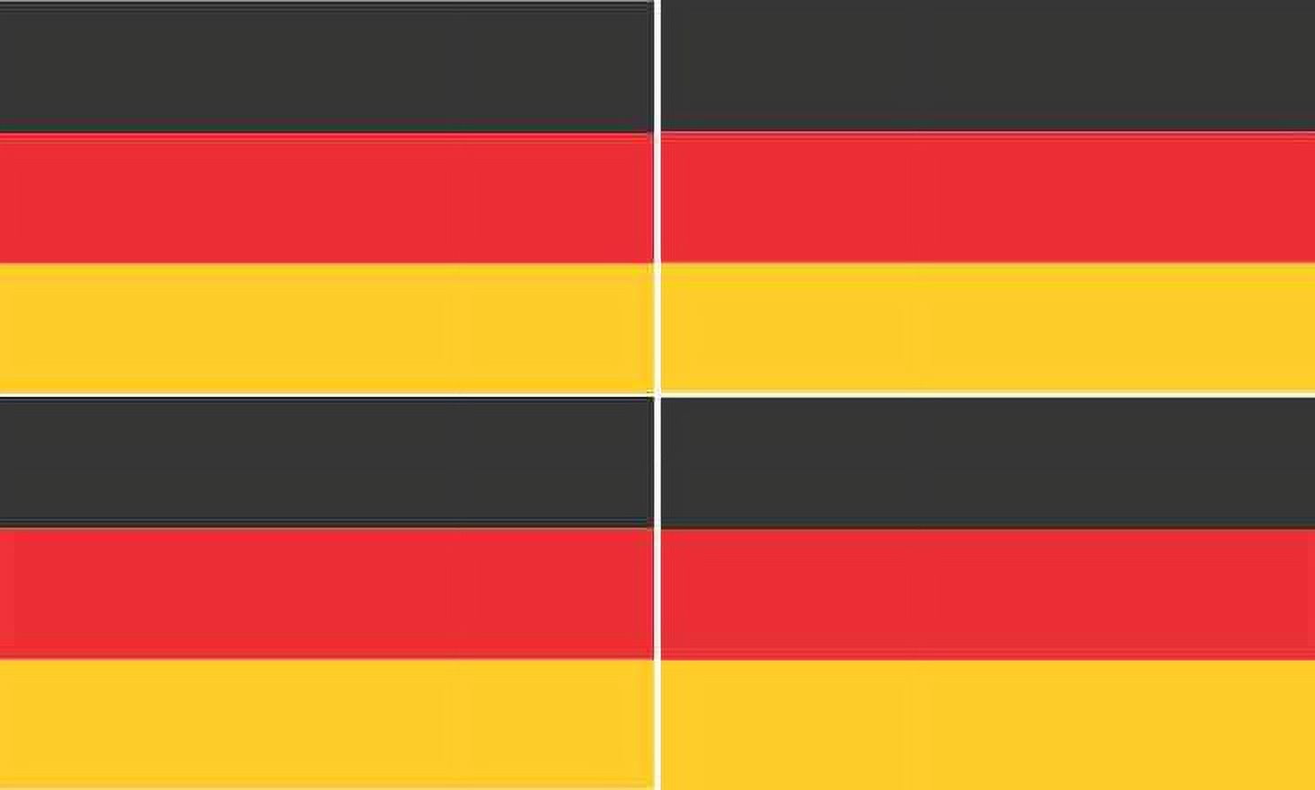 [4x] 6cmx3.6cm Germany Flag Bumper Sticker Vinyl Car Window Decal ...