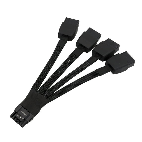 4x 8Pin To 16Pin GPU Power Cable 16AWG Wire 600W Output For PC Graphics ...