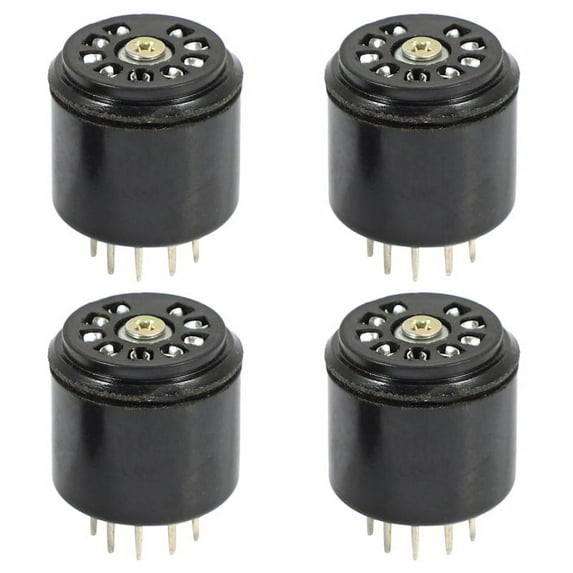 4x 9Pin Vacuum Tube Socket Saver base For 12AX7 12AU7 ECC82 ECC83 ...