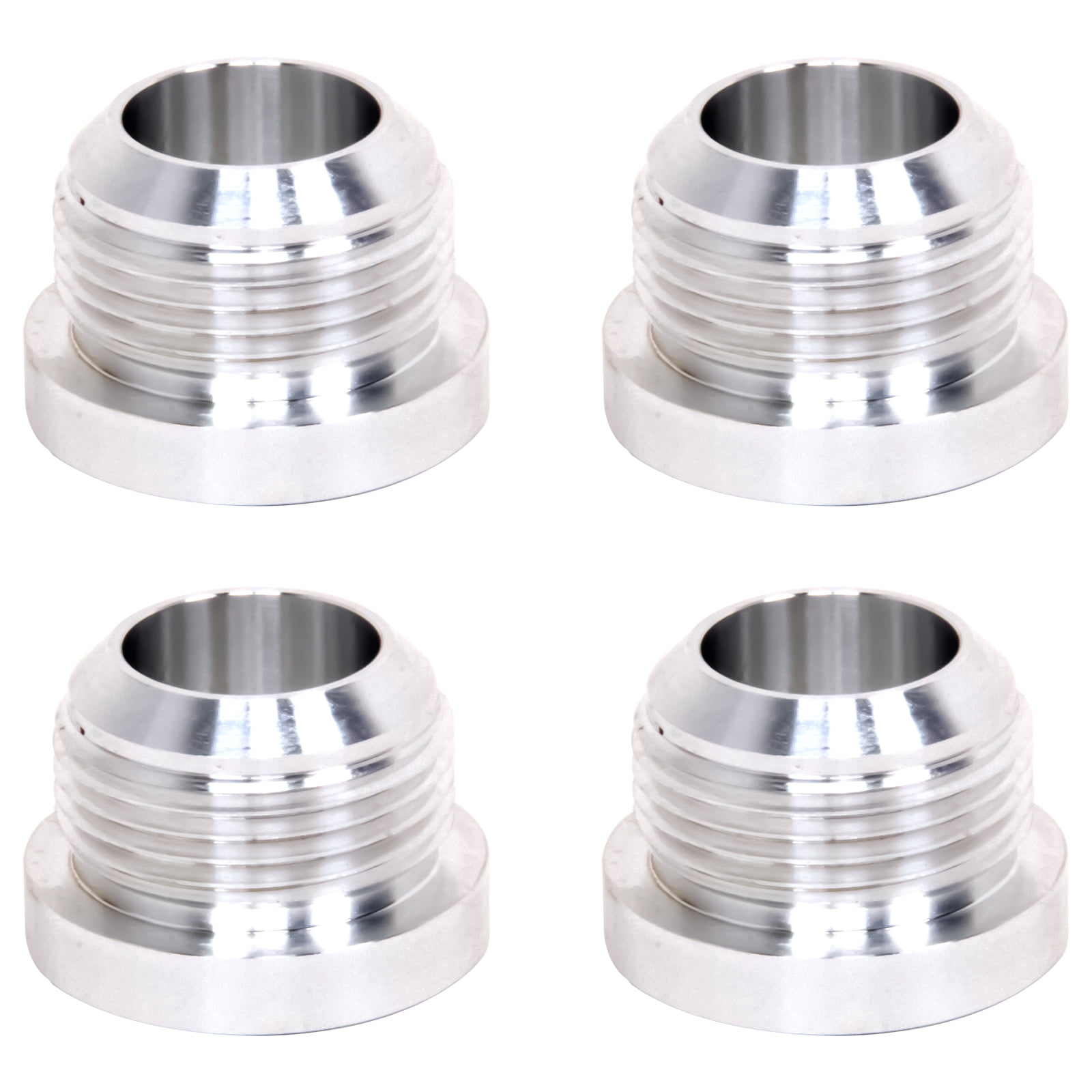 4x An16, 16 An Weld On Fitting Bung Male Billet 6061T6 Aluminum Fitting ...