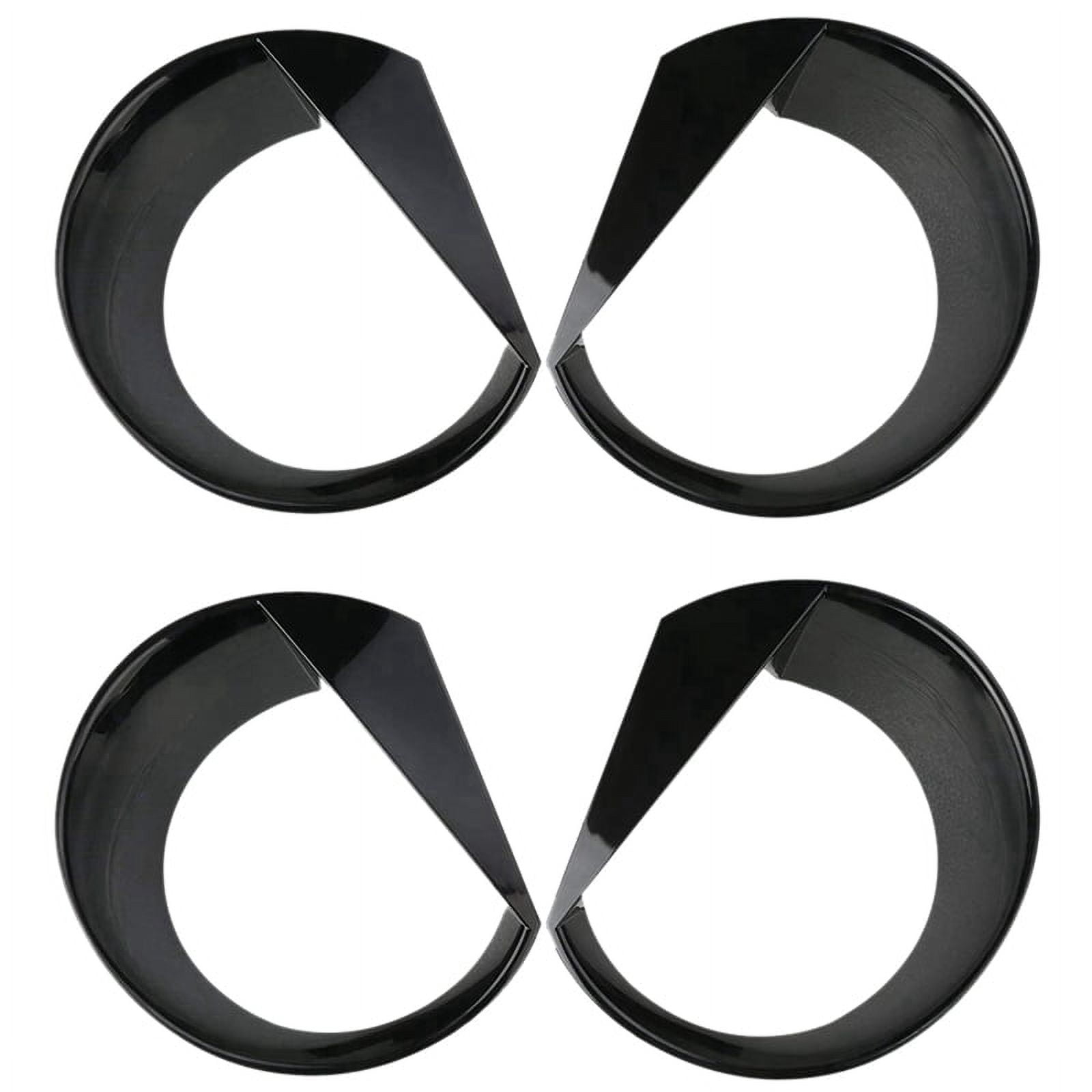4x Angry Eyes Front Headlight Bezels Trim Cover for 2015 2016 2017 2018 ...