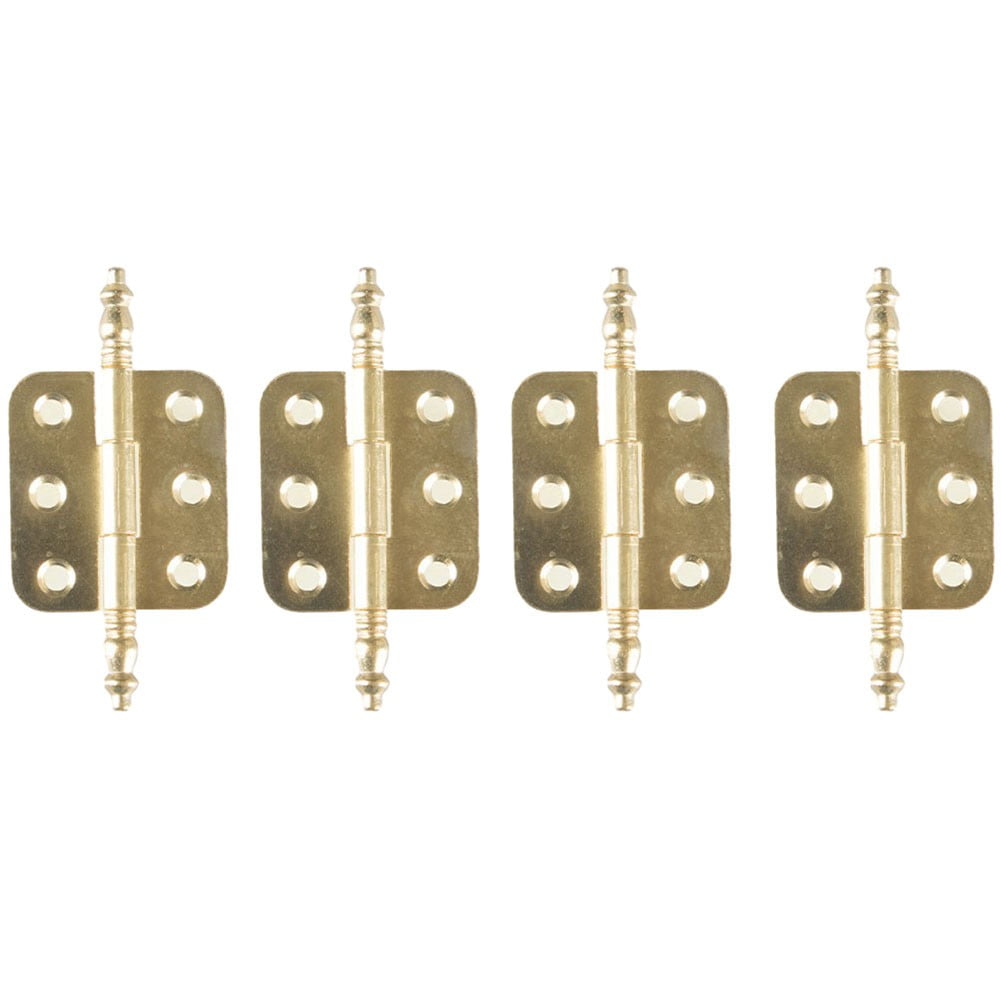 4x Antique Crown Head Hinges 6 Holes Jewelry Gift Box Cabinet ...