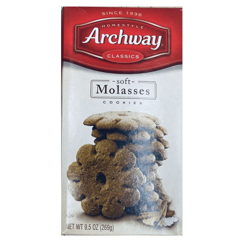 4x Archway Homestyle Classics Soft Molasses Cookies 9.5 Oz - 4 BOXES ...