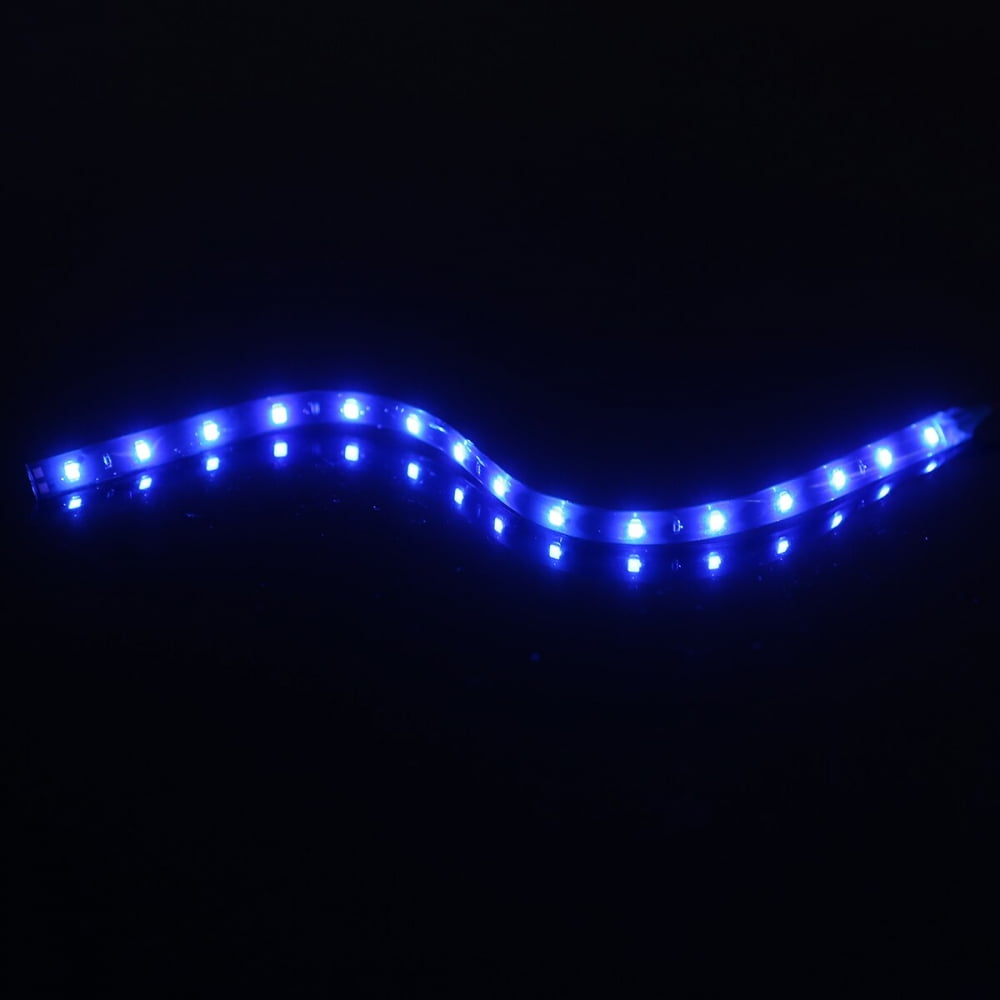 4x Blue LED Light Strip 12V DC Car/Truck/ATV/Motorcycle/Boat/Golf Cart ...