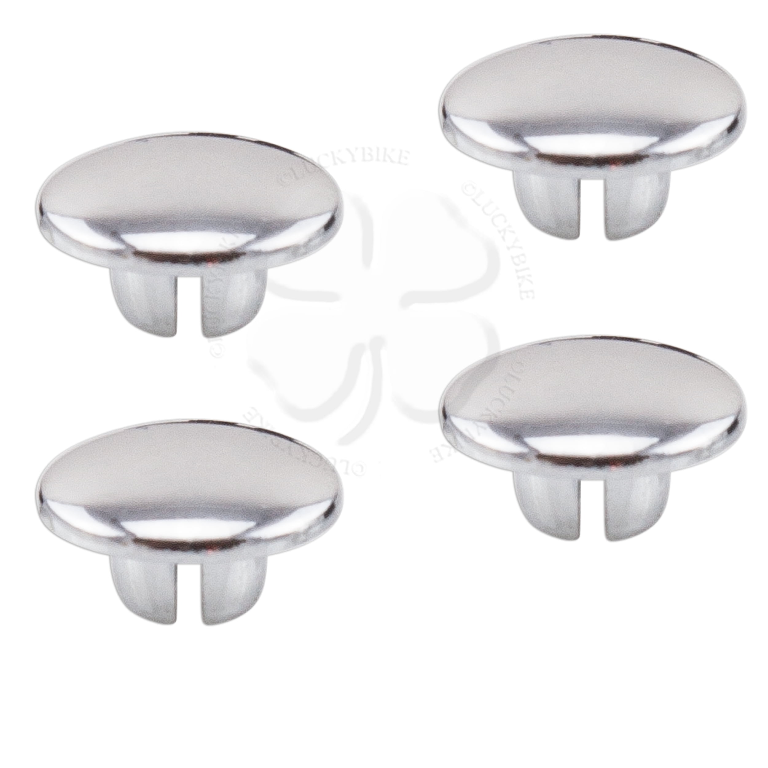 4x Bolt Cap Chrome Motorcycle Dress Up M6 Cover Lid Hex Plug Allen Key ...