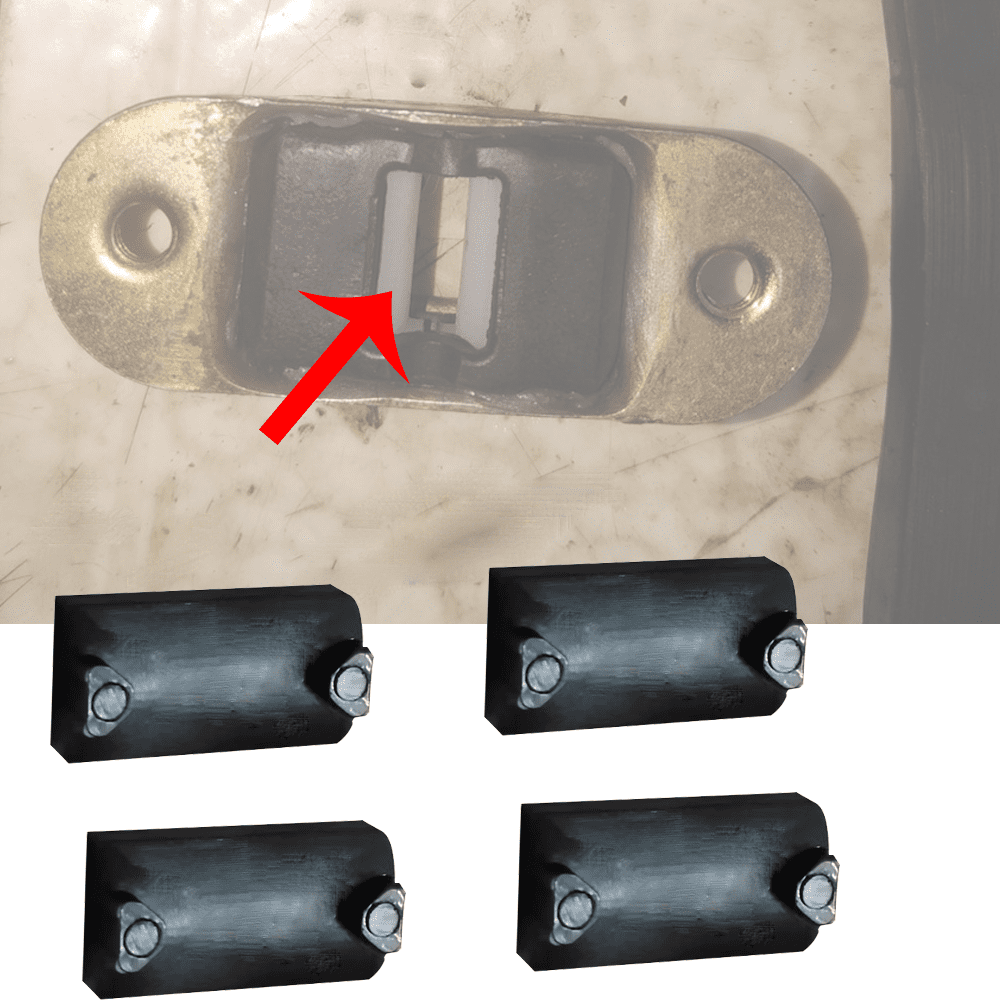 4x Car Door Check Strap Damping Clip Repair Kit Only for Front Door ...