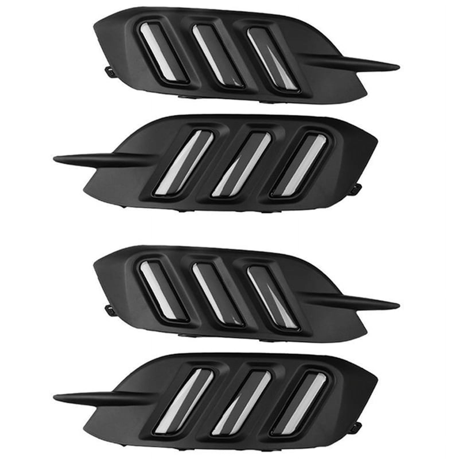 4x Car LED DRL Daytime Running Lights Rear Bumper Brake Light Tail ...