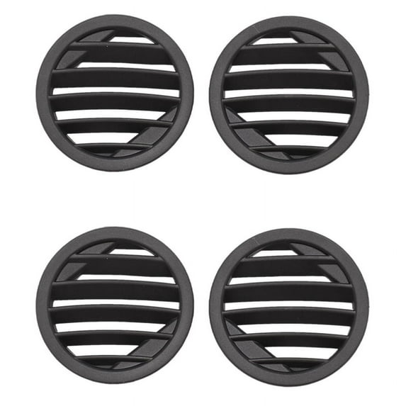 4x Car Left and Right Side Dash A/C Air Vent Grilles ABS Black for ...