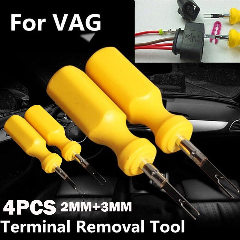 4x Car Terminal Removal Tool Kit Wiring Connector Pin Release Puller ...