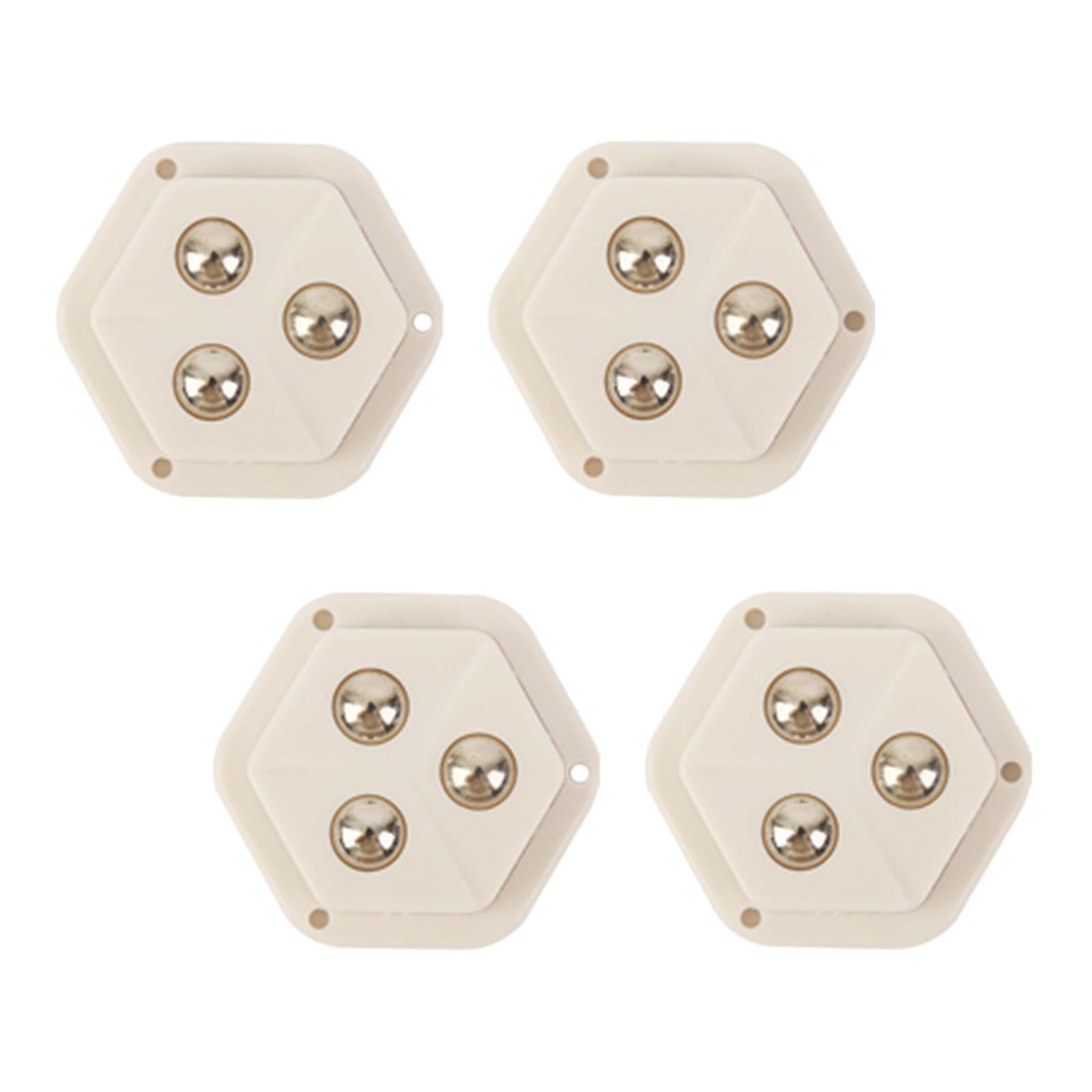 4x Caster Rollers Mute 360 degree Rotation Multifunctional Rotatable ...