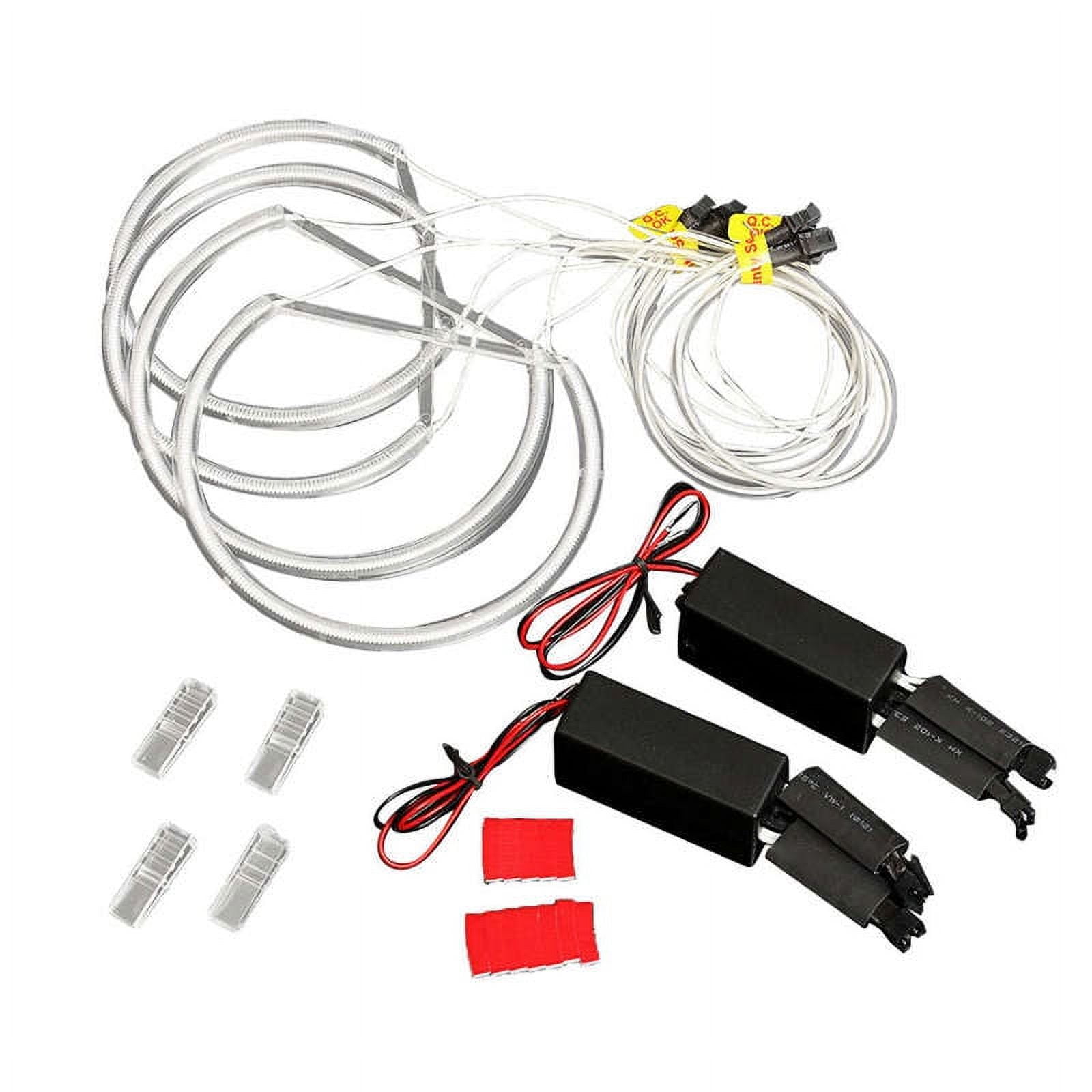 4x Ccfl Angel Eye Led Ring Light White Non-Projector for E46 3 Series ...