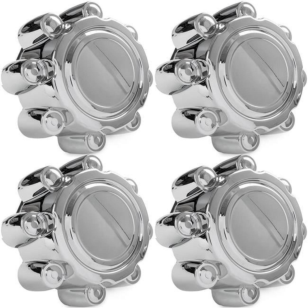 4x Center Caps 8 Lug Wheel Nut Hub Cap Covers, Chrome - Walmart.com