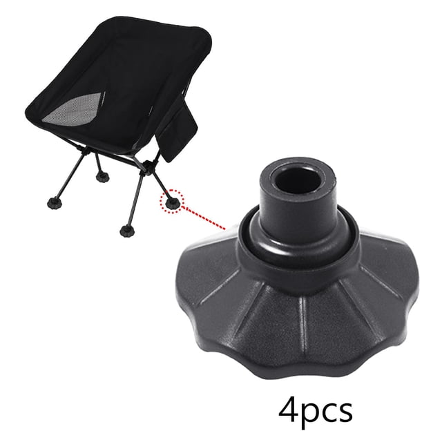 4x Chair Leg Covers Chair End Caps for Furniture Outdoor Folding Moon ...