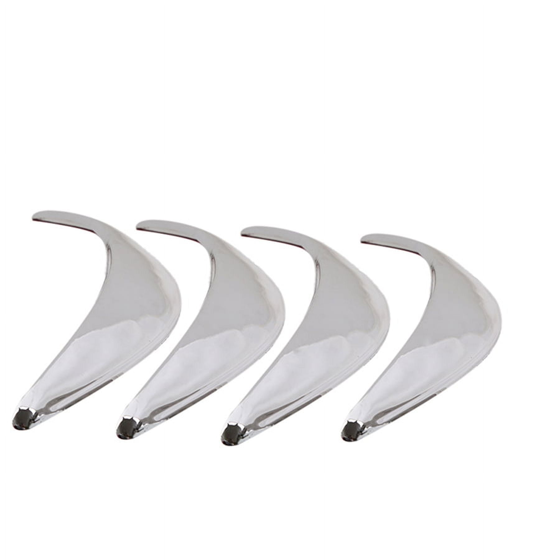4x Chrome ABS Car Fender Flares Lip Wheel Eyebrow Arch Protector ...