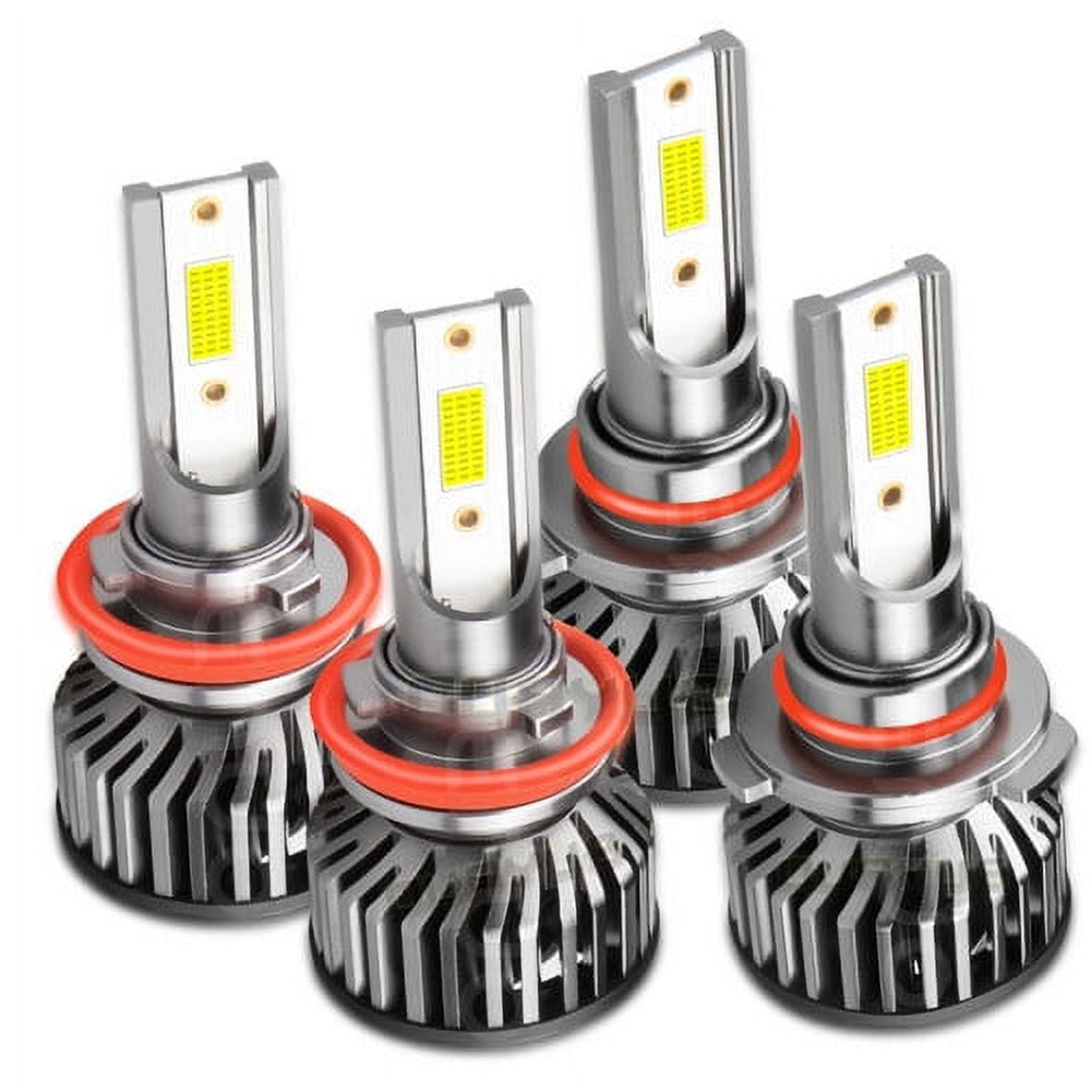 4x Combo LED Headlight Hi/Low Beam Light Bulbs for 2013-2020 Chevrolet ...