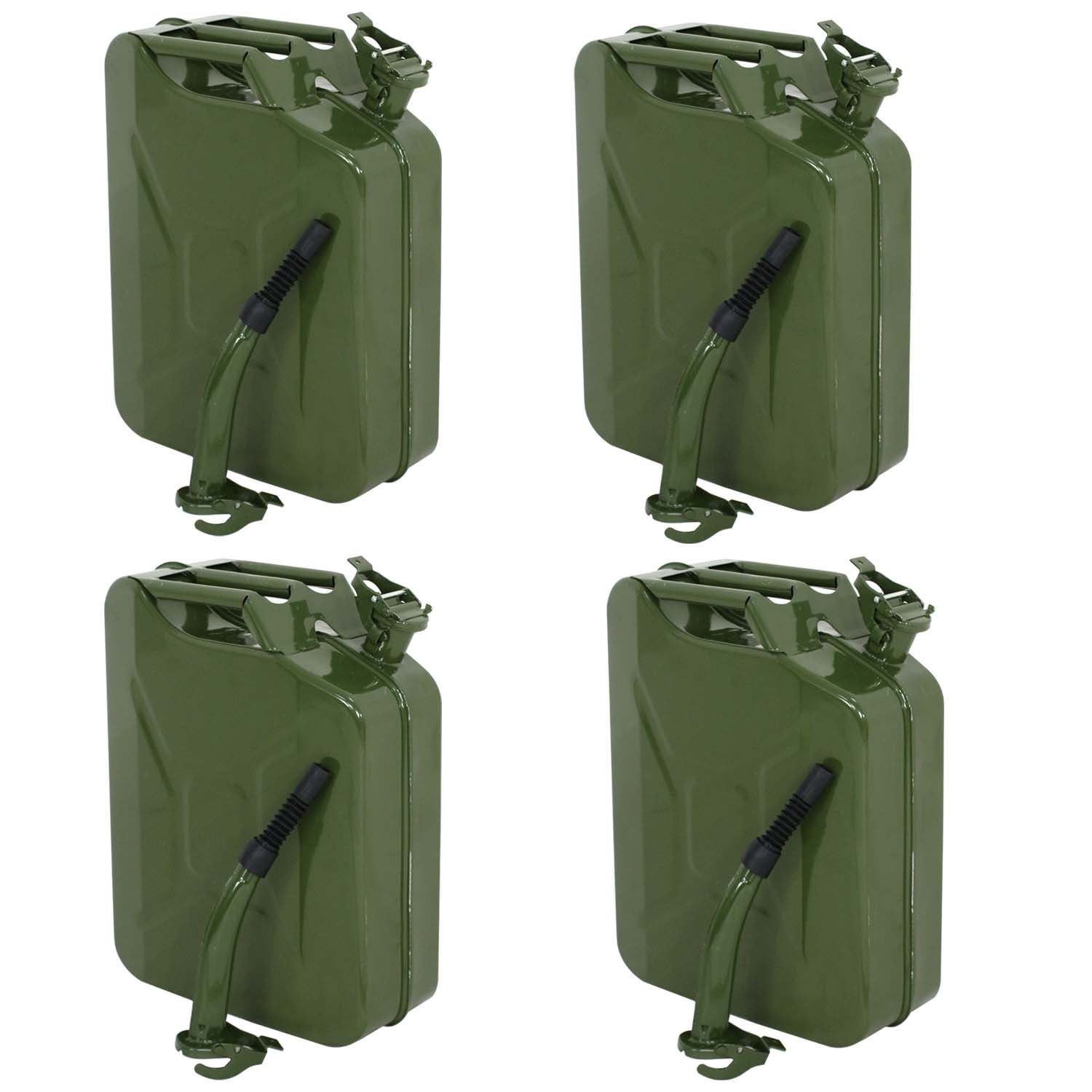 4x Comie 5 Gal 20L oline Jerry Can Emergency Backup Caddy Tank ...