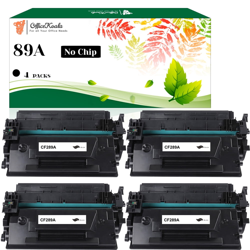 4x Compatible HP 89A Black Toner Cartridges(No Chip), 5000 Pages Yield ...