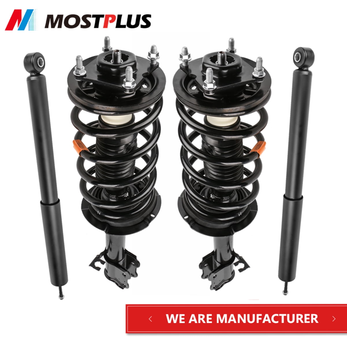 Complete Front & Rear Automotive Suspension Struts Shocks Assembly for ...