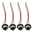 4x Connector Socket Bulb Bundle PigTail T15 Rubber Wedge LED - Walmart.com