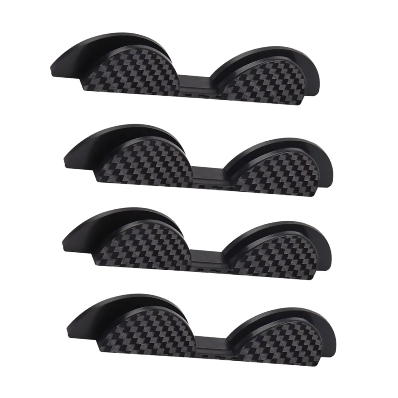 4x Durable Car Door Scratch Guards Black PVC, Easy Install with ...