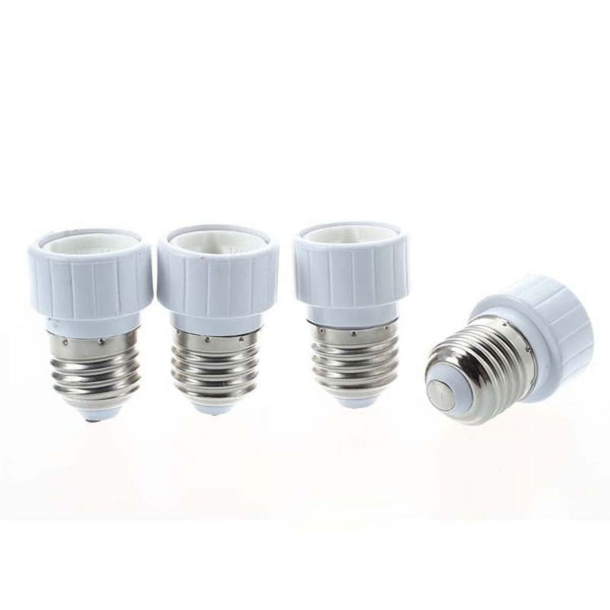 4x E27 to LED light socket adapter socket adapter lamp bulb Converter ...