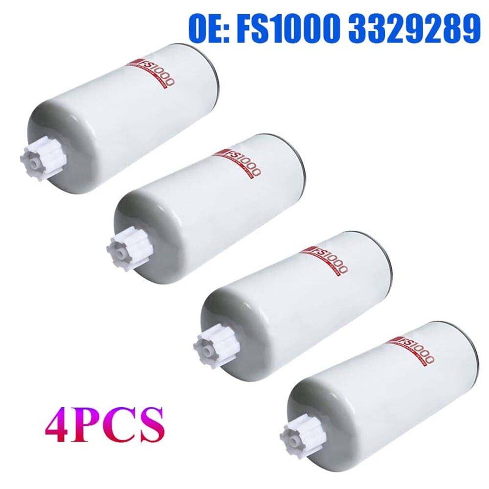 4x FS1000 Fuel Filter Water Separator INSIDE DIA. 1"- 14 THREAD UNS-2B ...