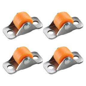 0.63Inch Low Profile Casters Wheel, Mini Long Frame Rigid Caster, Small ...