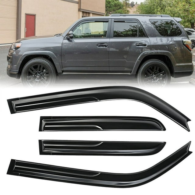 4x For 2010-2018 Toyota 4Runner Mugen Style Window Visors Vent Shade ...