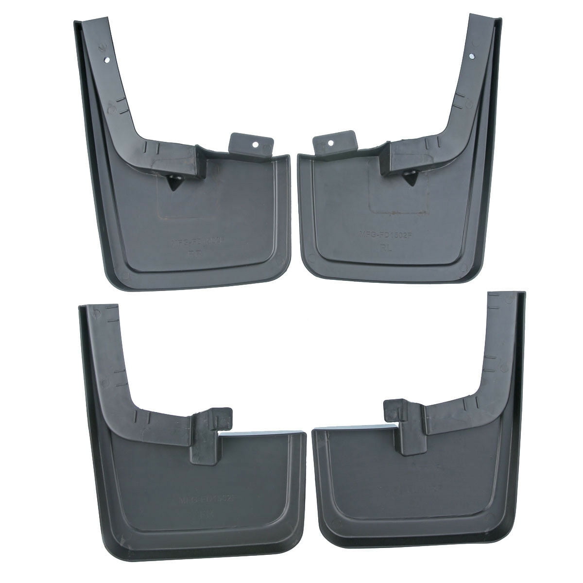 4x Front&Rear Splash Guards Mud Flaps For 2015-2019 Ford F-150 w ...