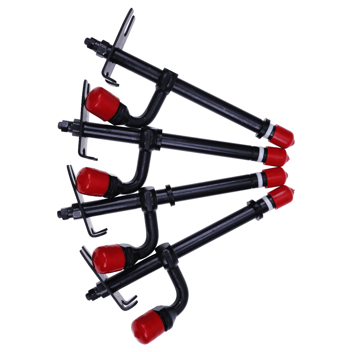 4x Fuel Injector SE500822 AR89564 for John Deere 4180 350B 400G 450C ...