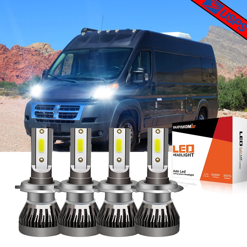 4x H7 LED Bulbs For Hyundai Veracruz 2007-2012 High Low Beam Headlights ...