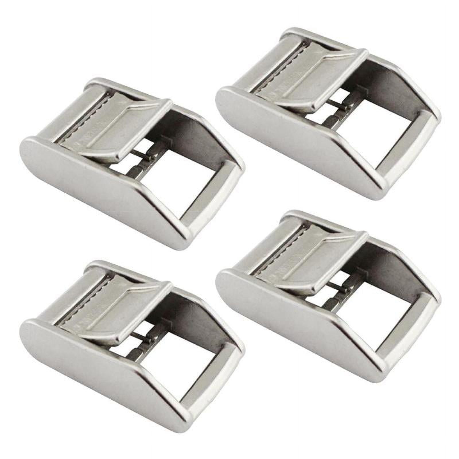 4x Heavy Duty Stainless Steel Cam Buckle for Tie Down Strap 25mm/1 ...