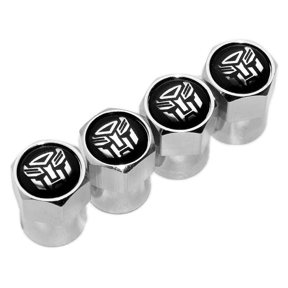 4x Hex Transformers Car Wheels Tire Air Valve Caps Stem Dust Cover ...