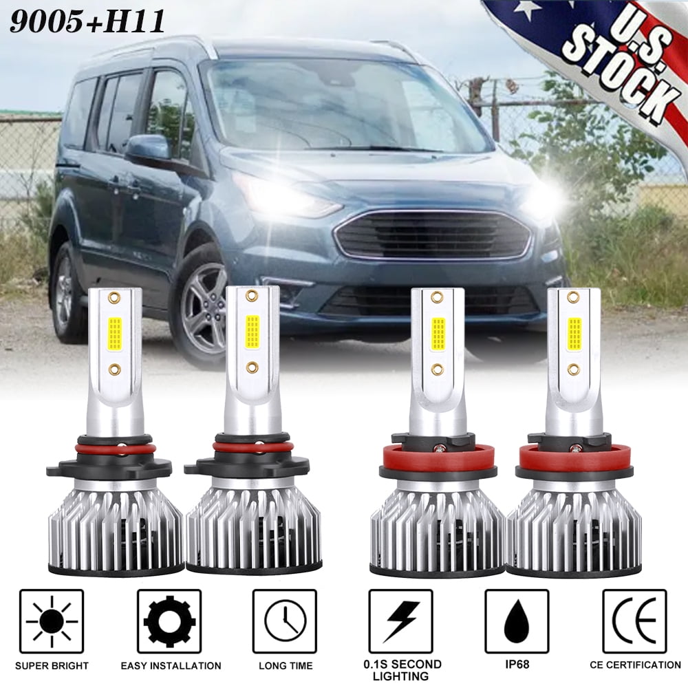 4x High Low Beam For Chevrolet Silverado 1500 2500 HD 3500 HD 1999-2020 ...