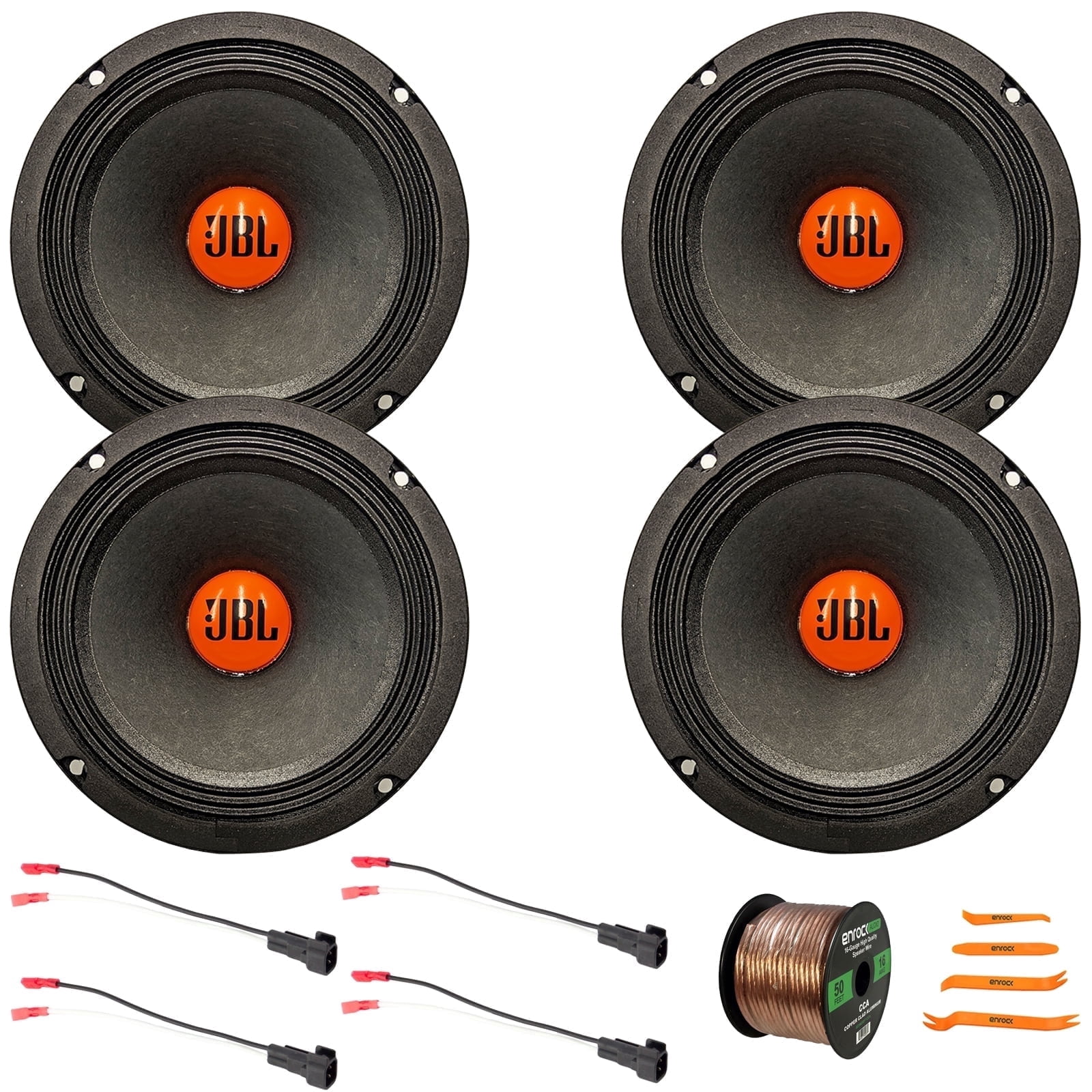 4x JBL SHOCKWAVE150W65 6.5" 300 Watt Max Power Midrange Woofer Speakers ...