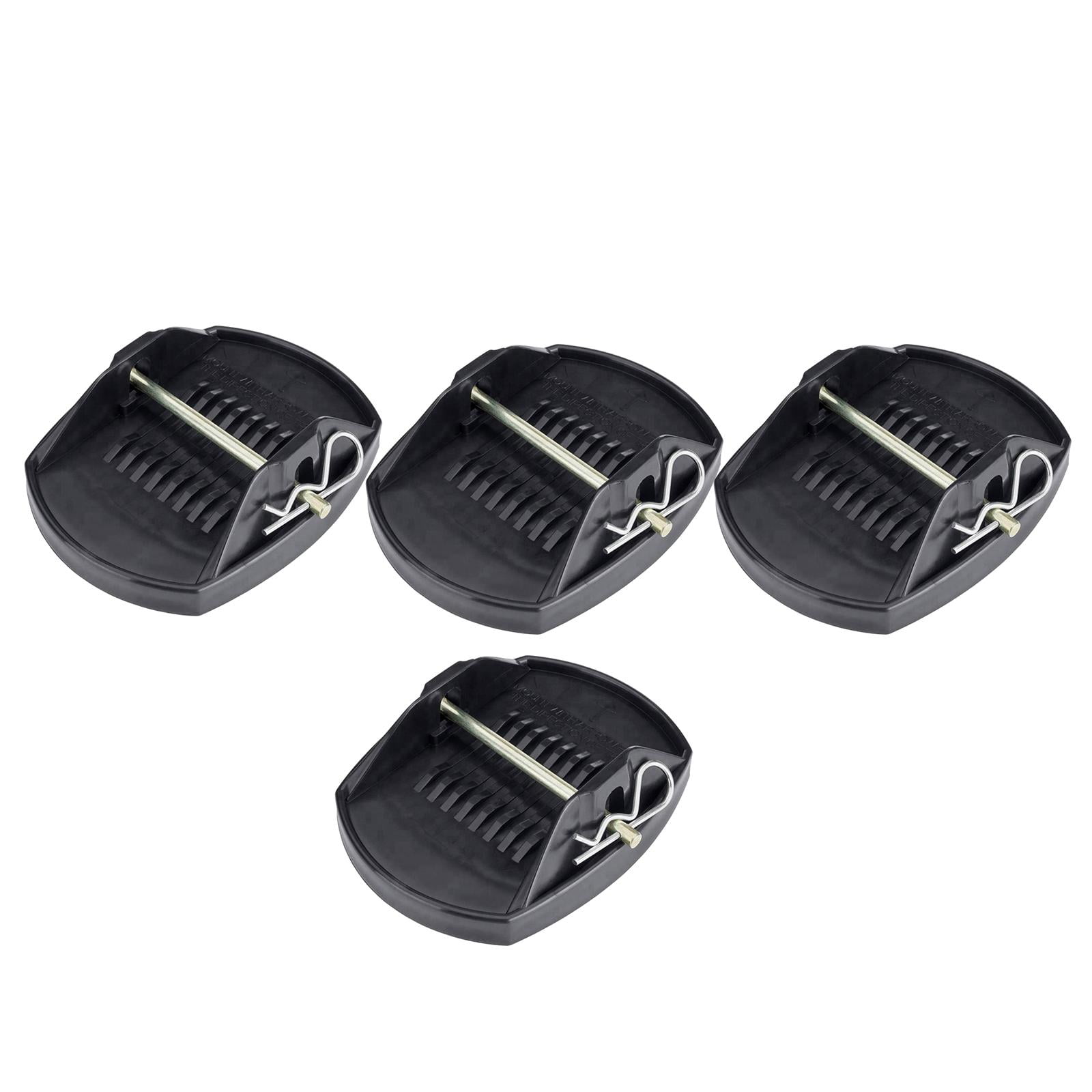 4x Jack Pads Wheel Foot Leg Support Support for Trailers - Walmart.com