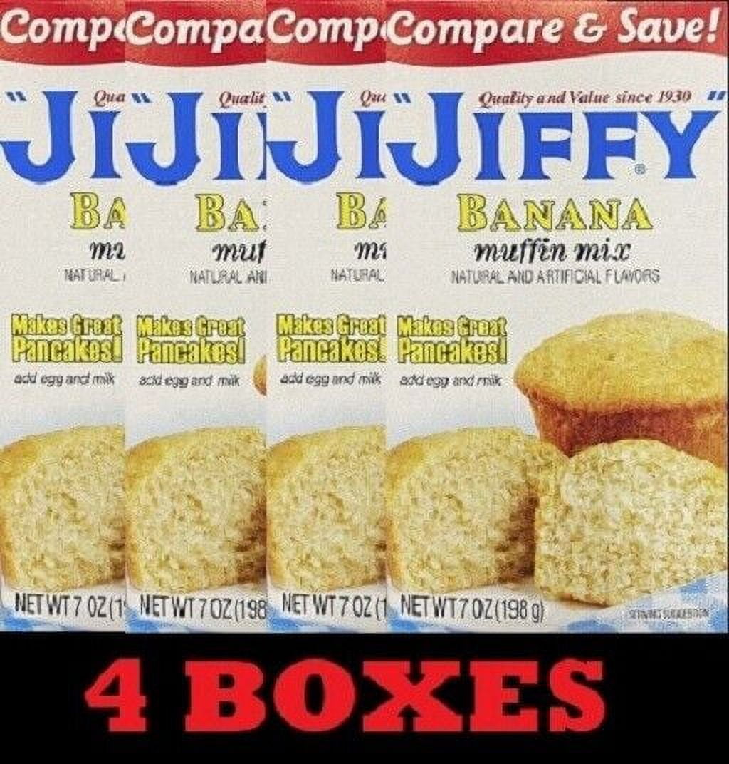 4x Jiffy BANANA MUFFIN Mix 7 Oz Baking 4 Count 4 BOXES BULK Walmart 4x-jiffy-banana-muffin-mix-7-oz-baking-4-count-4-boxes-bulk-walmart
