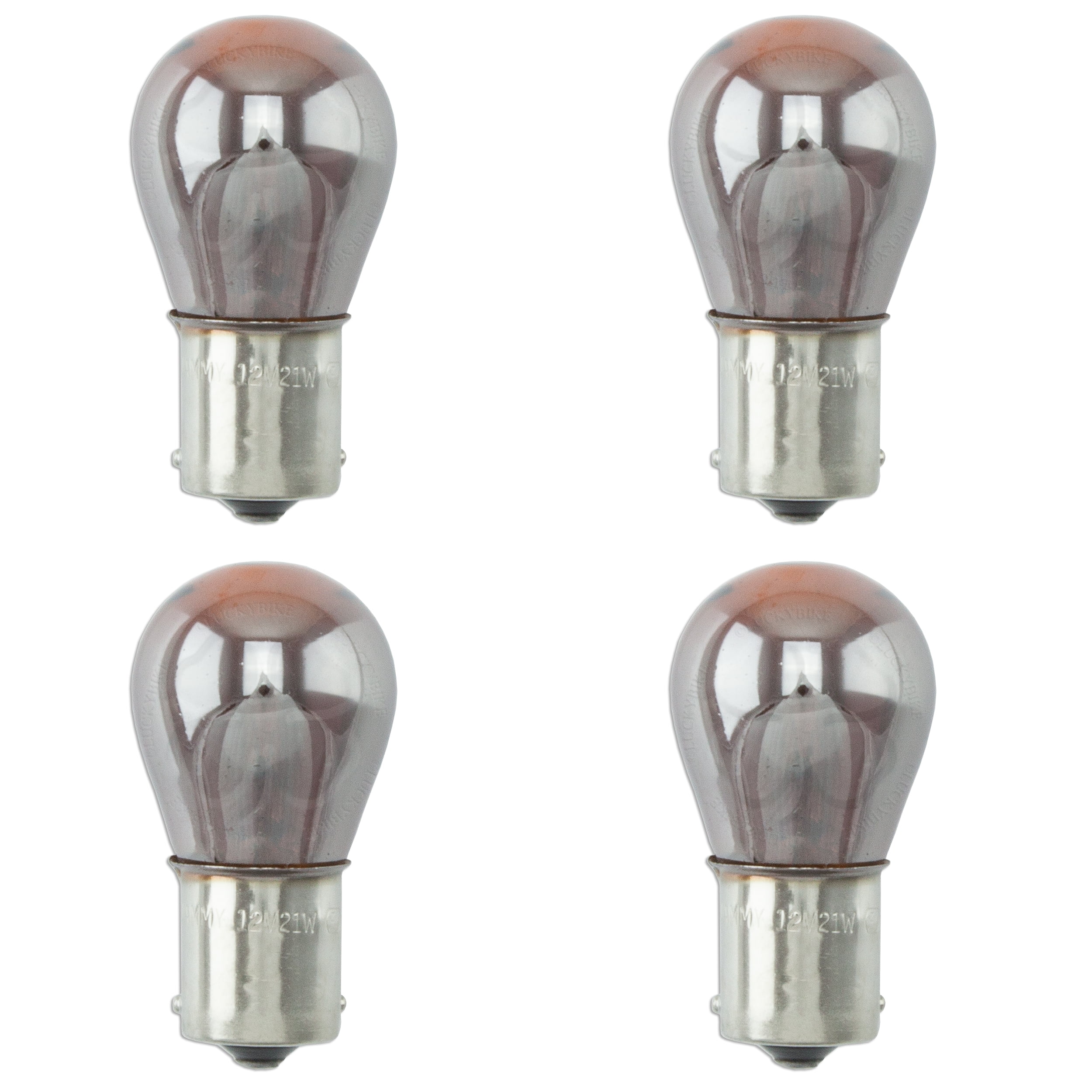 4x Light Bulb Chrome Turn Signal Blinker Single Filament Lamp 1156 ...
