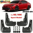 4x Mud Flaps For Toyota Camry SE XSE 2024 2025 Splash Guards Mudguard ...